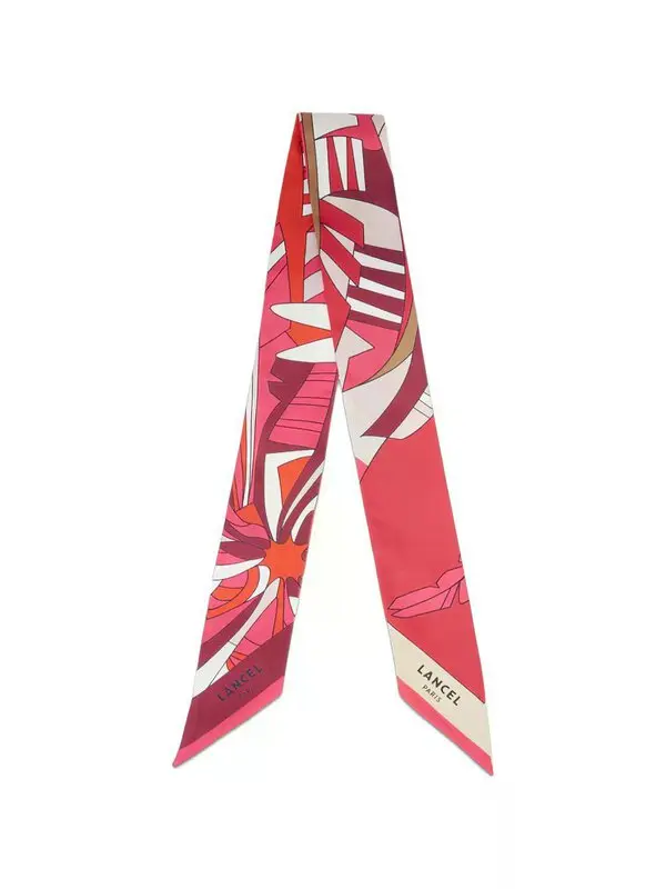 LANCEL Duo Arabesc Motif Headband - Pink