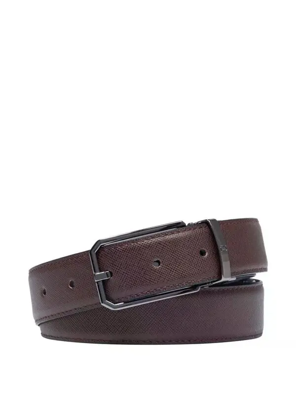LANCEL Leon Dark Metal Belt - Brown
