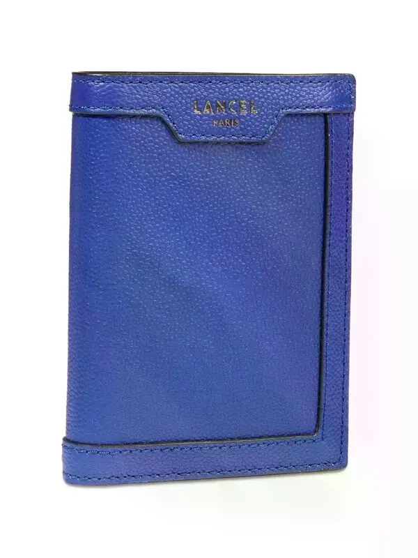 LANCEL Pebbled Zip Wallet