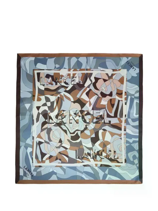 LANCEL Geometric-patterned Scarf