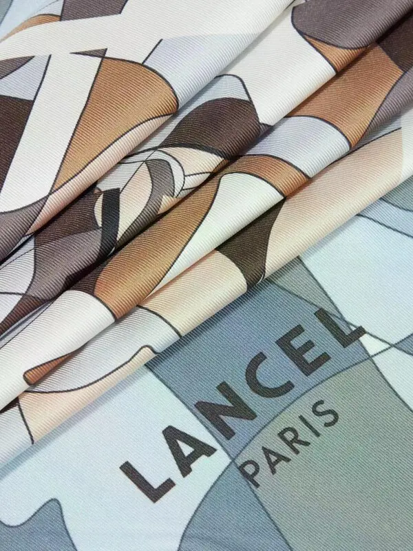 LANCEL Geometric-patterned Scarf