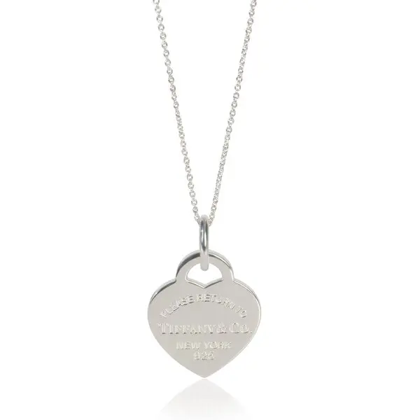 Tiffany & Co. Sterling Silver Heart Pendant Necklace - Sterling_silver