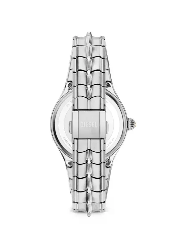 DIESEL® Vert Stainless Steel Watch With Pave Dial