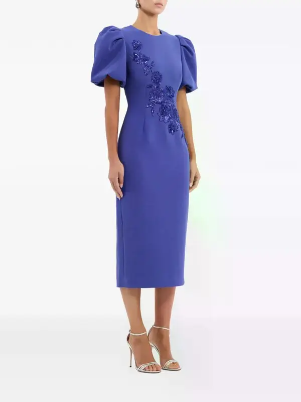 Rebecca Vallance Evolet Embellished Midi Dress
