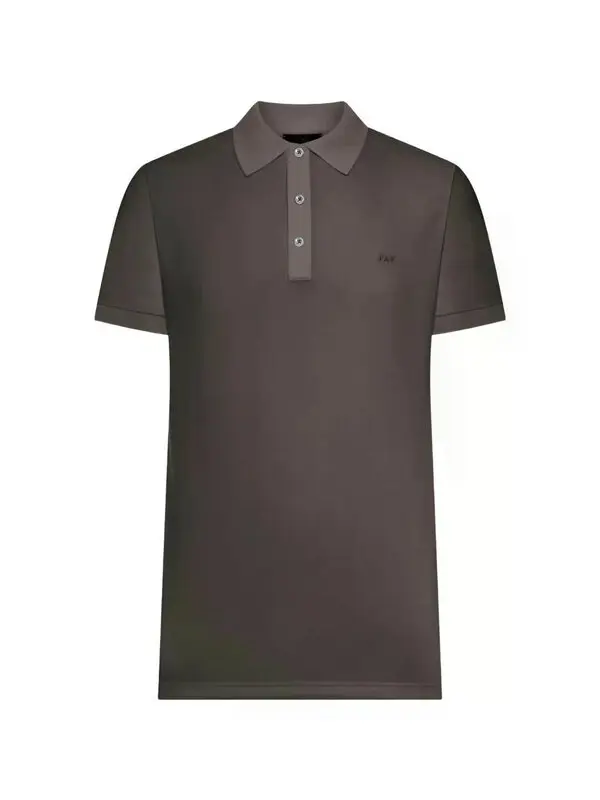 FAY Short-sleeved Polo Shirt - Brown