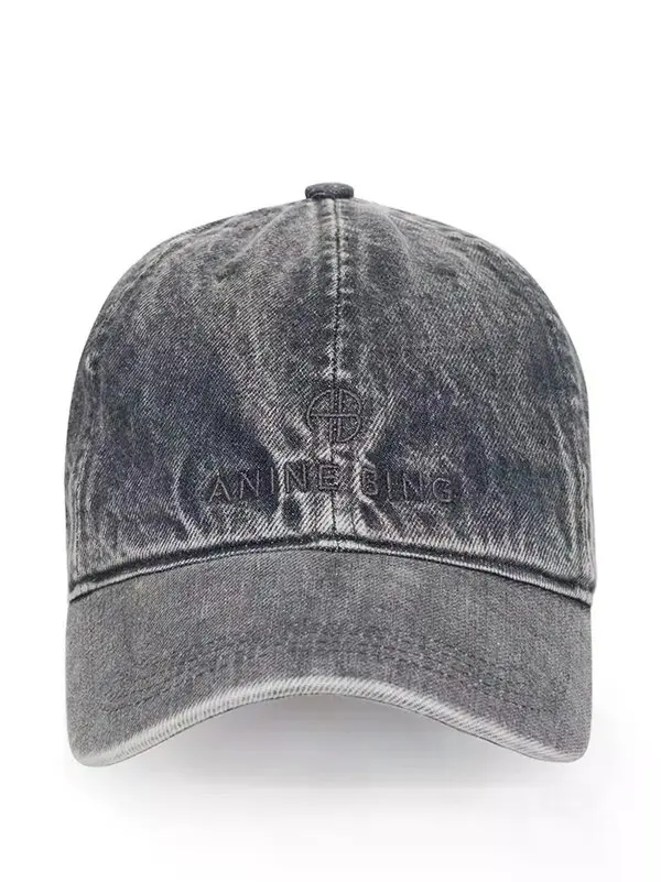 ANINE BING Logo-embroidery Baseball Cap - Grey