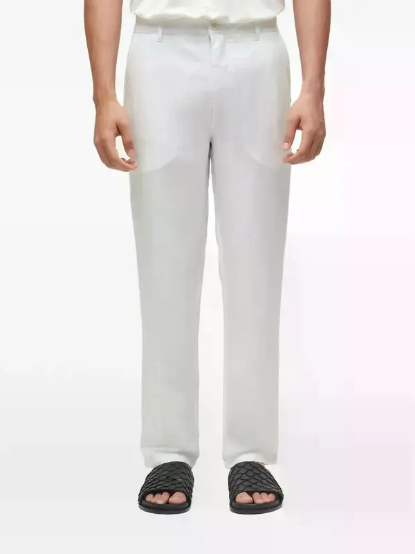 OSKLEN Button-fastening Trousers - White
