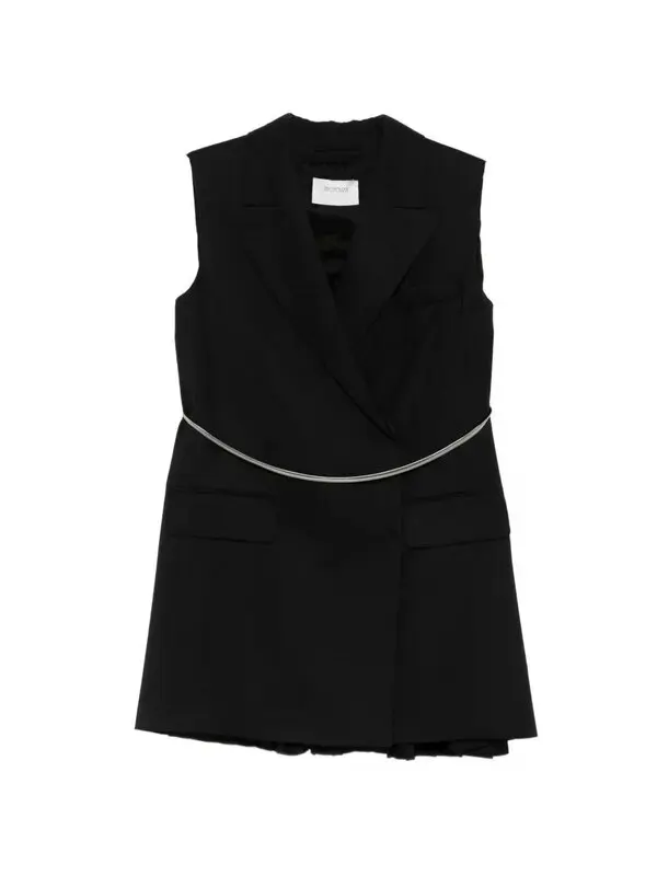 Sportmax Belted Double-breasted Gilet