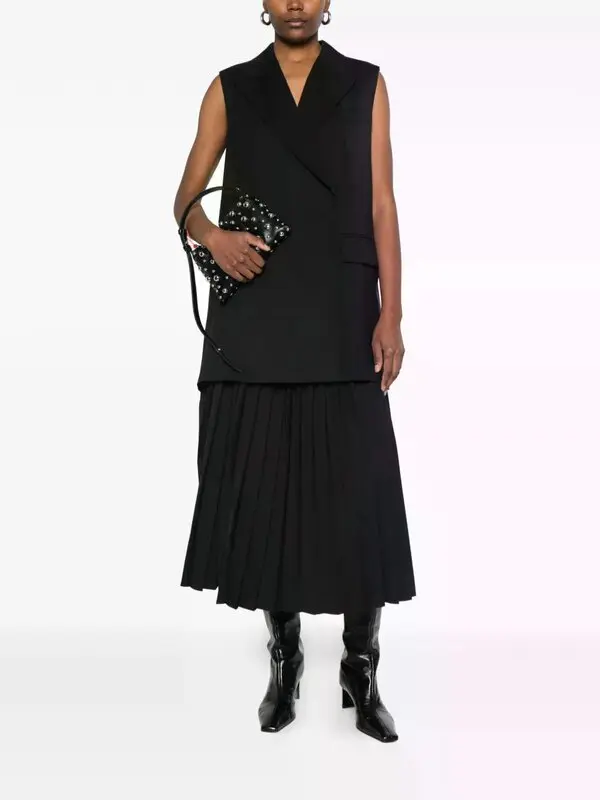 Sportmax Belted Double-breasted Gilet