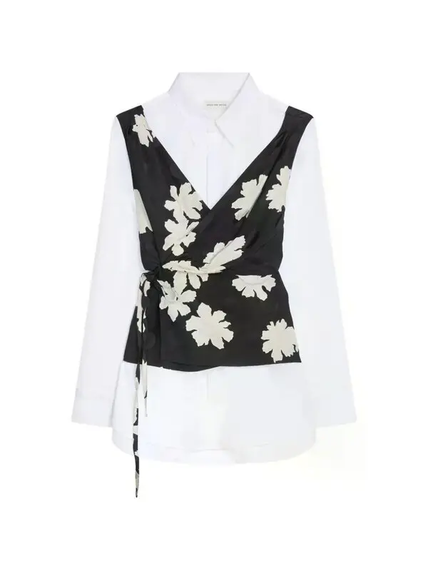 Dries Van Noten Layered Floral Shirt