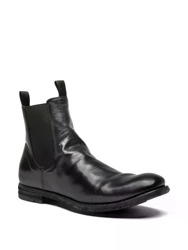 Officine Creative Pull-tab Leather Boots