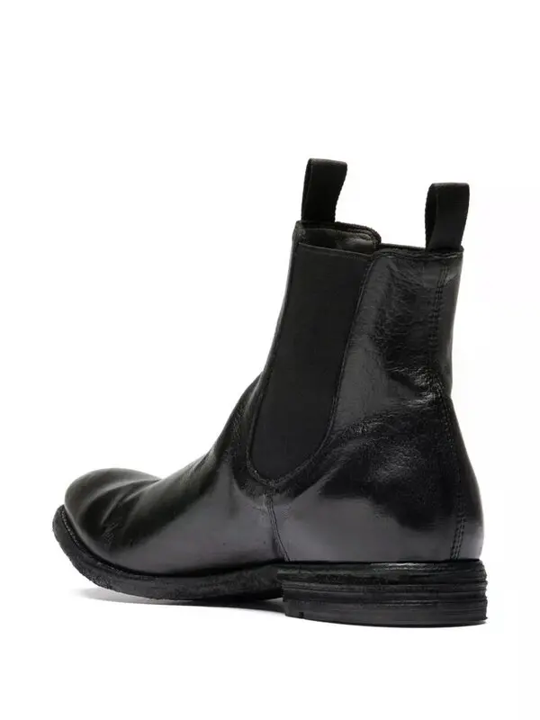 Officine Creative Pull-tab Leather Boots
