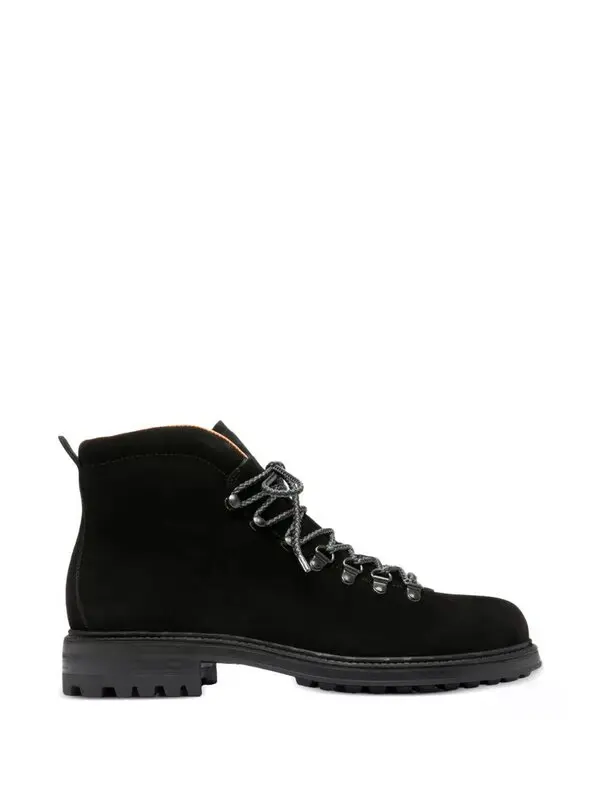 Officine Creative Lace-up Leather Boots - Black
