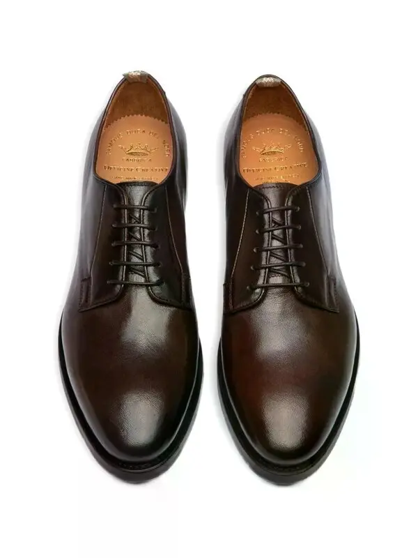 Officine Creative Leather Derby Shoes - Brown