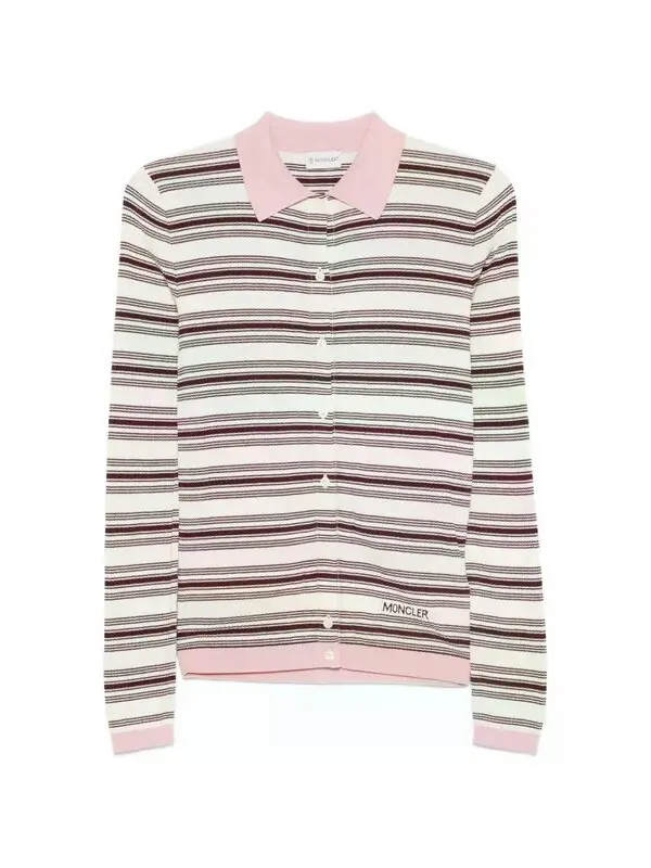 Moncler Striped Polo Top