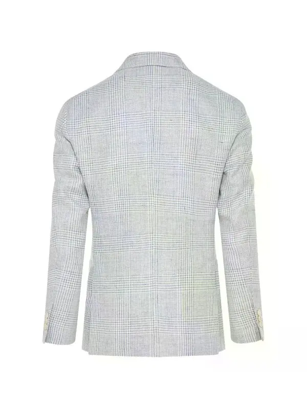 LARDINI Checked Single-breasted Blazer