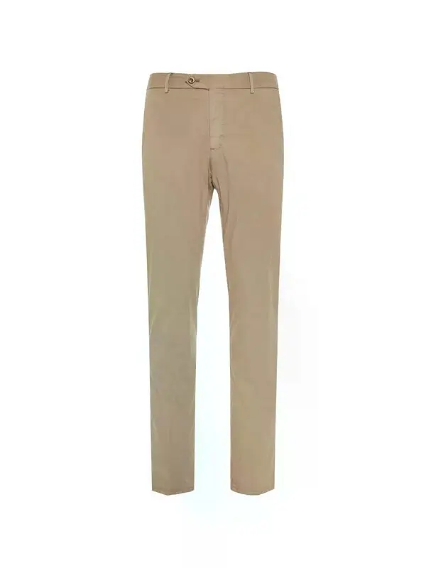 PT TORINO Elasticated Waist Straight Leg Trousers
