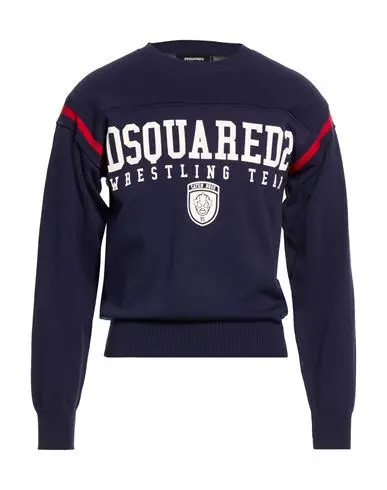 Dsquared2 Sweater Ivory Size Cotton - Navy