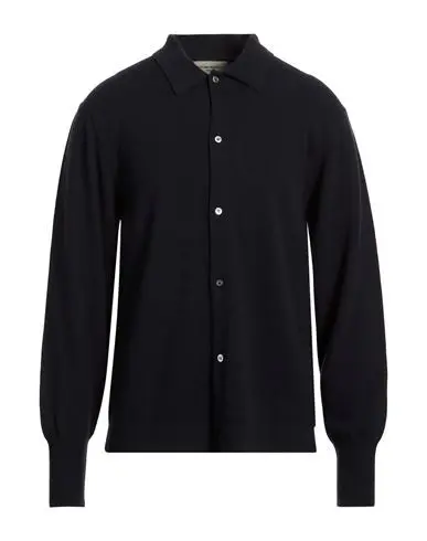 Officine Générale Virgin Wool Cardigan - Navy