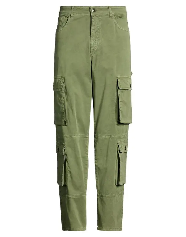 BARROW Pants Size Cotton, Elastane - Green
