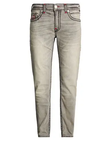 True Religion Jeans Size Cotton, Polyester, Rayon, Elastane - Grey