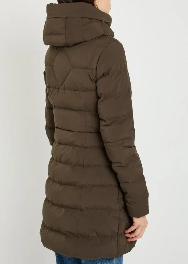 Canada Goose Clair Hooded Padded Coat - Brown