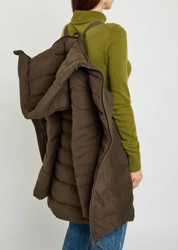 Canada Goose Clair Hooded Padded Coat - Brown