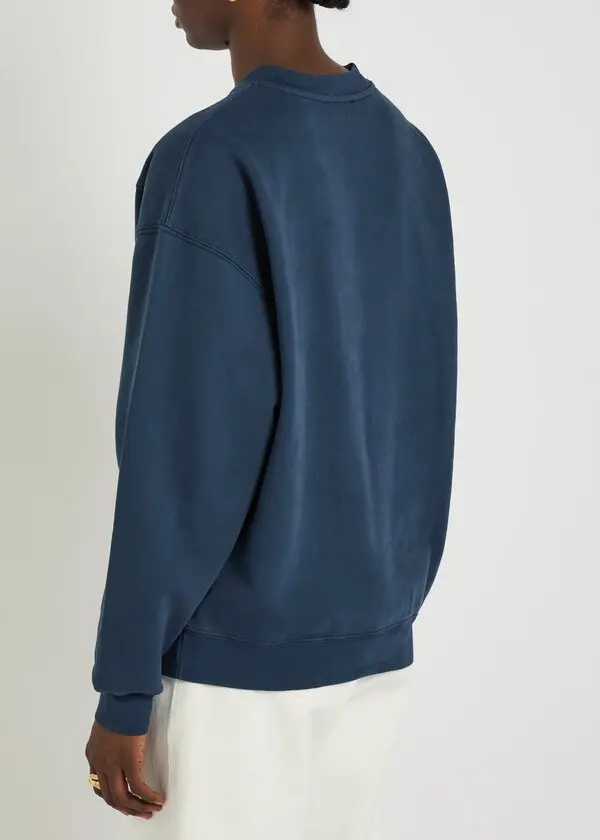 ANINE BING Trenton Logo Cotton Sweatshirt