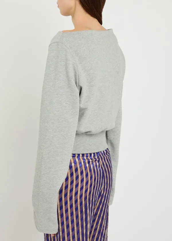 Dries Van Noten Boat-neck Cotton Jumper