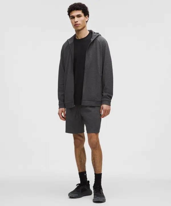 Lululemon Ease The Day Full-zip Hoodie - Heathered Black/black