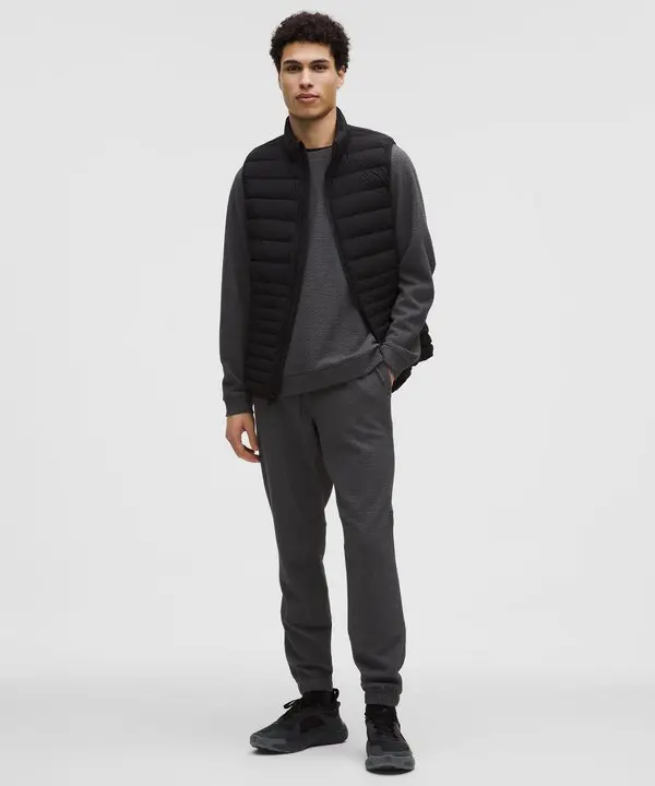 Lululemon Ease The Day Crew - Heathered Black/black