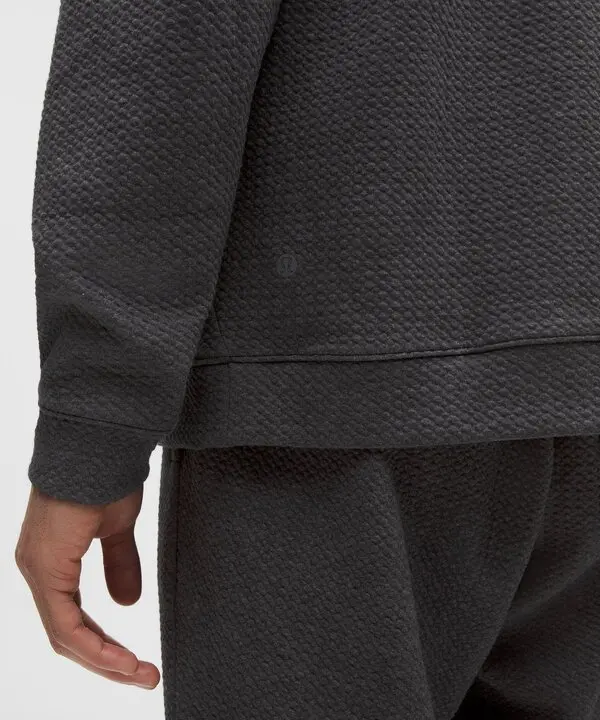 Lululemon Ease The Day Crew - Heathered Black/black