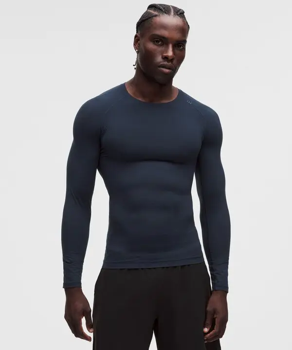 Lululemon Unrestricted Power Long-sleeve Shirt - True Navy