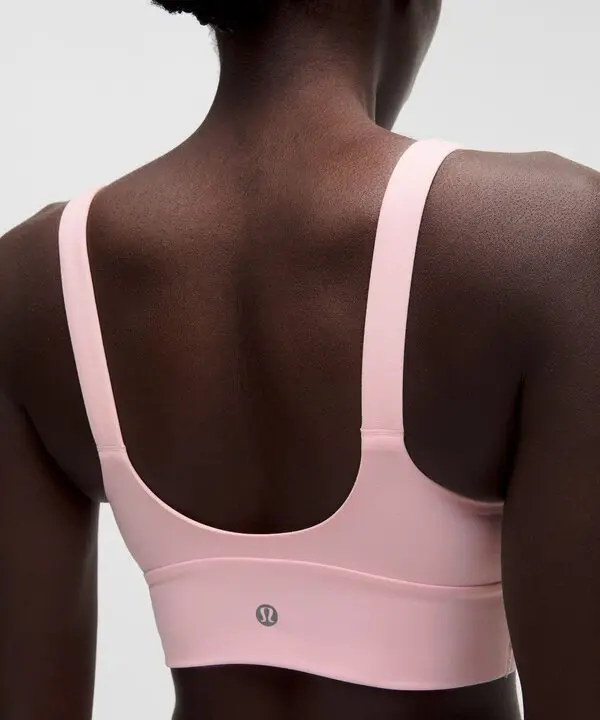 Lululemon Focuser V-neck Bra - Pink Pearl