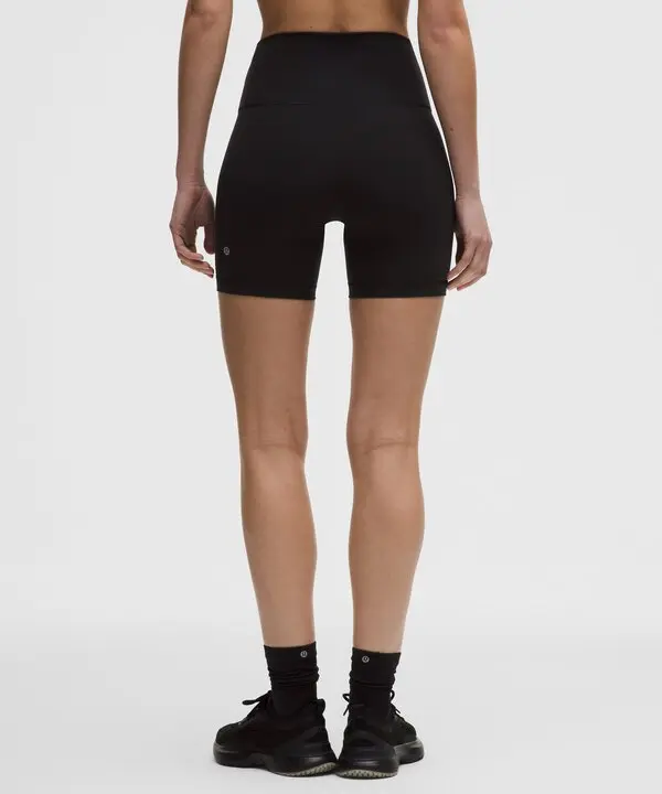 Lululemon Wunder Train No Line High-rise 6" Short - Black
