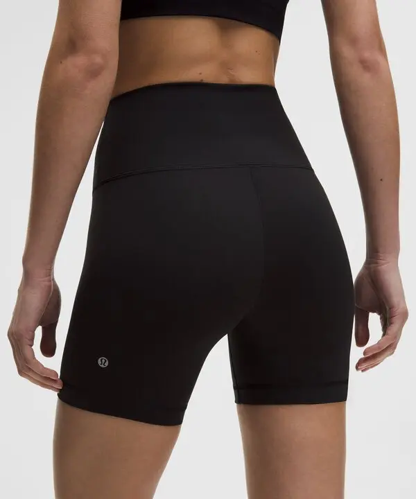 Lululemon Wunder Train No Line High-rise 6" Short - Black
