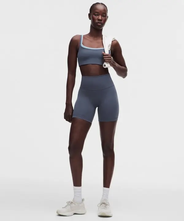 Lululemon Wunder Train No Line High-rise 6" Short - Dusty Diamond