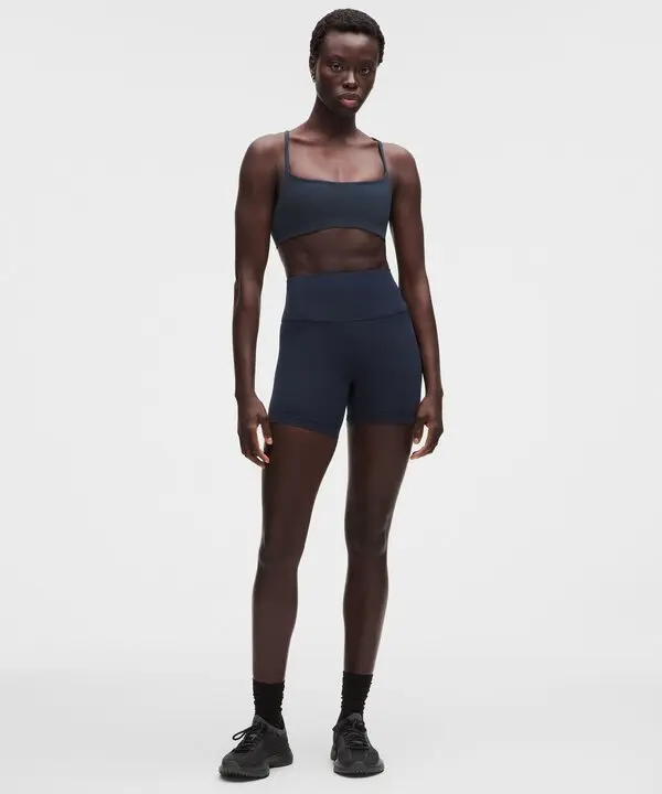 Lululemon Wunder Train No Line High-rise 6" Short - True Navy