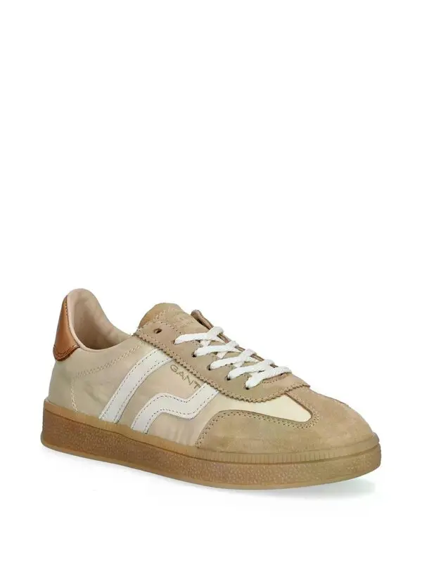 Gant Suede Panel Sneakers - Neutrals
