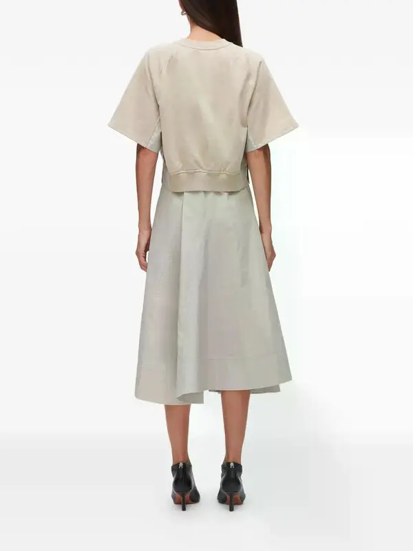 3.1 Phillip Lim Short-sleeved Midi Dress - Neutrals