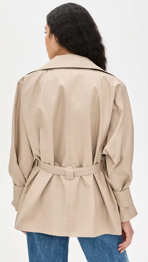 IRO PARIS Ralya Short Belted Trench Coat