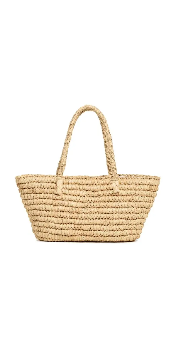Hat Attack Anora Mini Raffia Bag - Natural