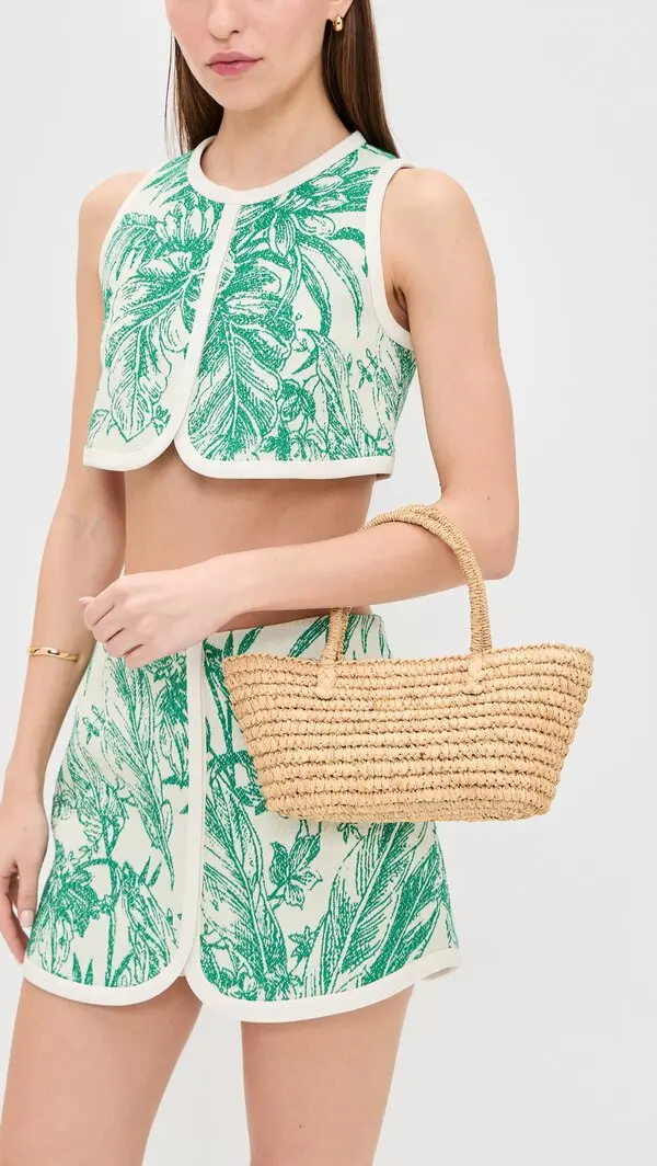 Hat Attack Anora Mini Raffia Bag