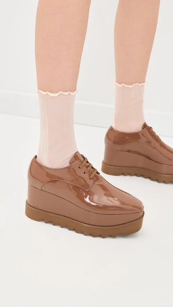 Stella McCartney Elyse Patent Alter Mat Sneakers