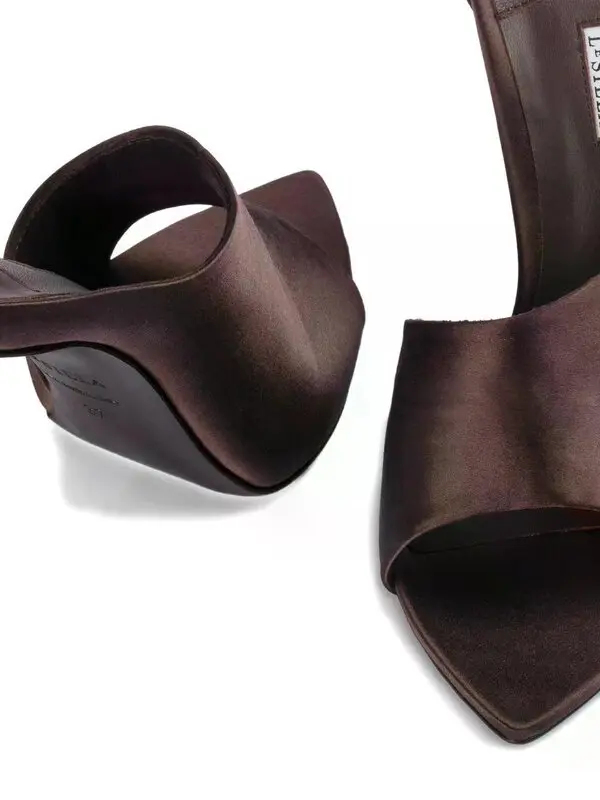 LE SILLA 120mm Futura Mules - Brown