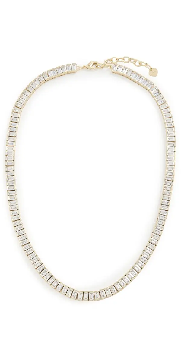 HART Baguette Tennis Necklace - Gold