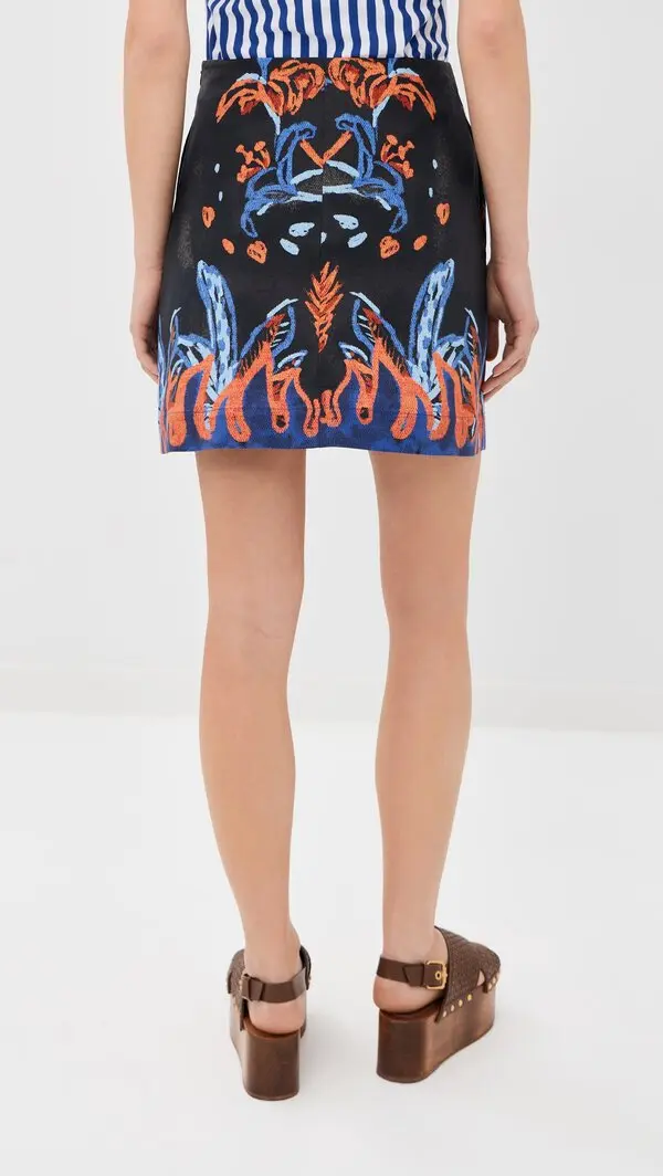 Stella Jean Printed Short Skirt