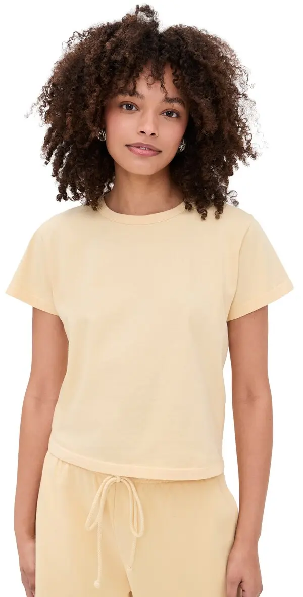 LESET The Margo Tee - Butter