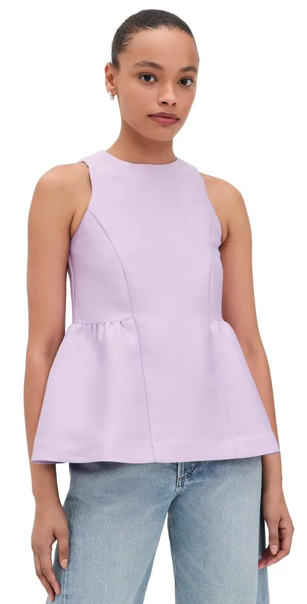 ALIGNE Solstice Satin Top - Lavender