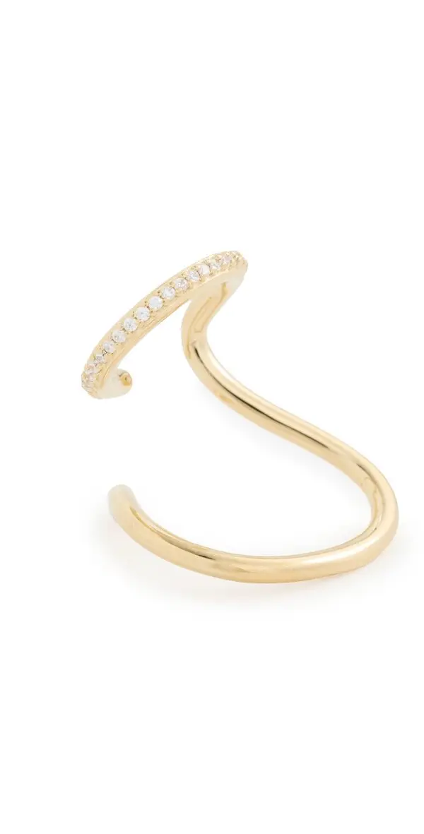 OTIUMBERG Pave Sonder Ear Cuff - Gold